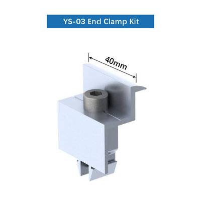 Heigh Quality Aluminum Solar Panel Mounting Clamp Solar End Clamp