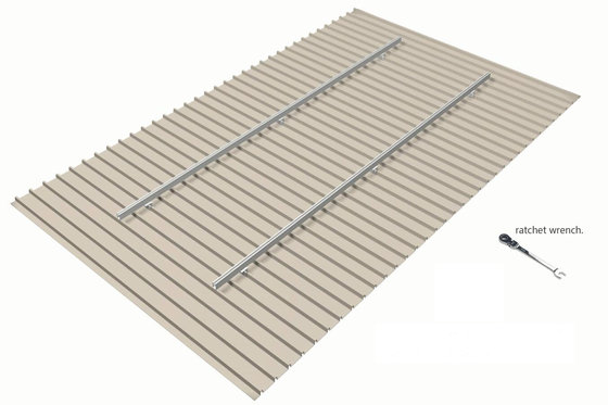 hot sale solar rails for pv mounting structure customized design