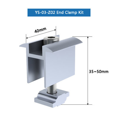 20KW Roof Mount Kit Solar Power Mounting System With Mini Rail