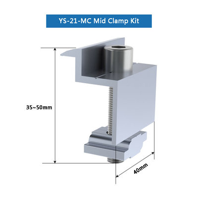 20KW Roof Mount Kit Solar Power Mounting System With Mini Rail