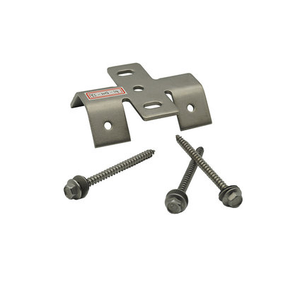 Trapezoidal Metal Roof SS Hooks Solar Mounting Accessories