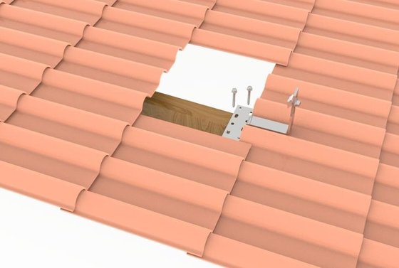 Excellent Quality Solar Roof Hooks SS Tile Hooks