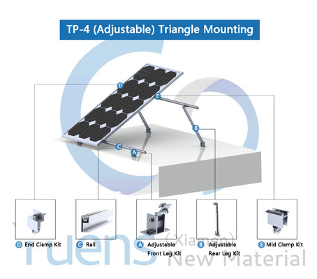 High quality easy installation adjustable solar mounting structure pv mounting system