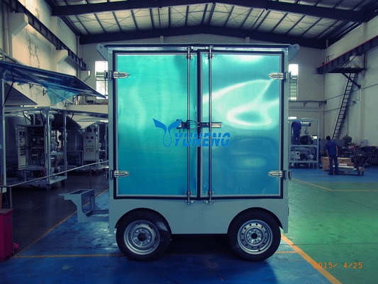Double Stage Transformer Oil Filtration Machine with Door and Trailer