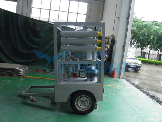Small Transformer Oil Filtration Machine with Mounted Trolley