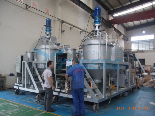 Continuous Running Tyre Pyrolysis Oil Refining Machine