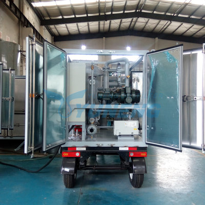 Trolley Type Mobile Double Stage Vacuum Transformer Oil Dehydration Plant