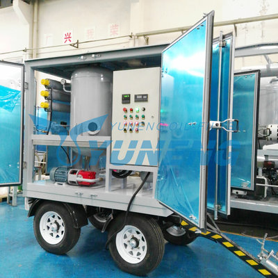 Two Stage Vacuum Transformer Oil Dehydration Machine with Trolley
