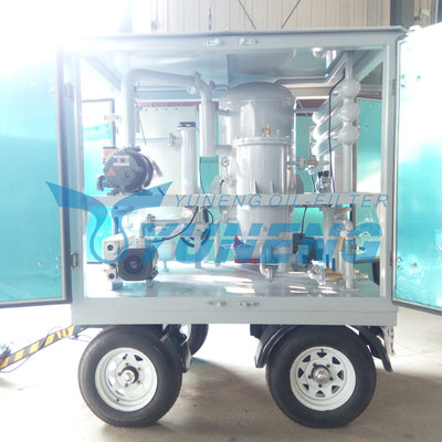 Two Stage Vacuum Transformer Oil Dehydration Machine with Trolley
