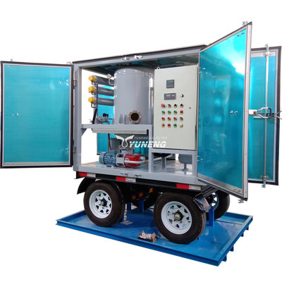 Weatherproof Double Stage Transformer Oil Filtration Plant with Trailer