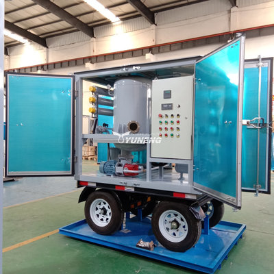 Weatherproof Double Stage Transformer Oil Filtration Plant with Trailer