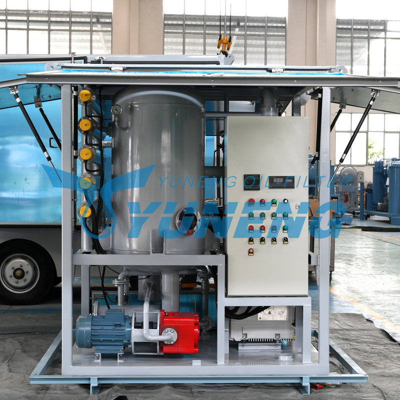 Double Stage Transformer Oil Filter Machine Increasing Breakdown Voltage