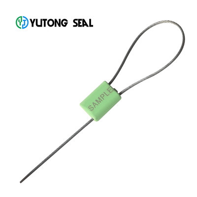 small security cable seal/ adjustable steel wire cable seal