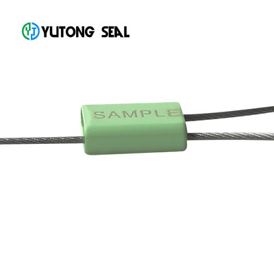 small security cable seal/ adjustable steel wire cable seal