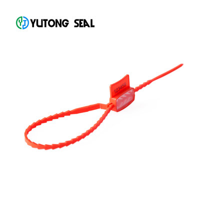 Disposable plastic pull tight security seals