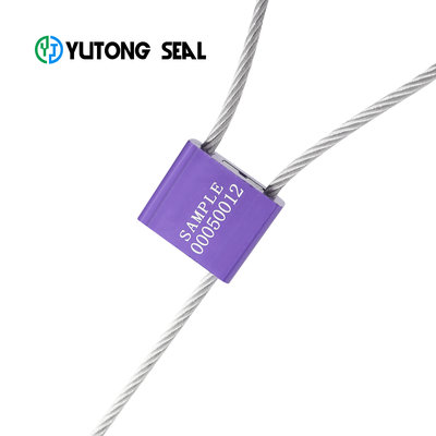 YTCS 001 High strength printing log security metal cable lock seals