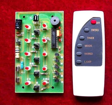 universal fan control board with remote control N-4
