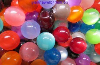 China acrylic red, blue, green colorful beads supplier