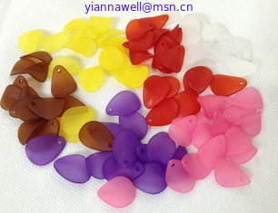 China acrylic leaf shape DIY accessories beads supplier