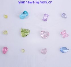 China beautiful acrylic different shape DIY accessories beads supplier