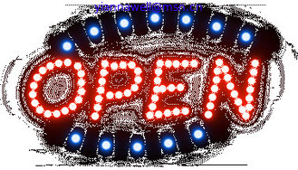 China advertising board by Led open sign supplier