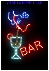 China advertising board by Led open sign supplier