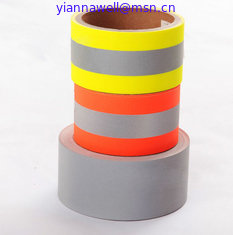China orange, yellow, silver color Reflective Material supplier