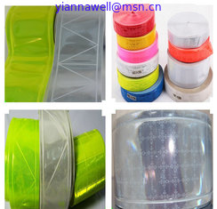 China PVC crystal lattice Reflective Material supplier