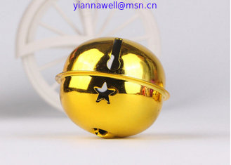 China golden color Metal Bell For Holiday Decoration,Metal Christmas Bell, star Jingle Bells supplier