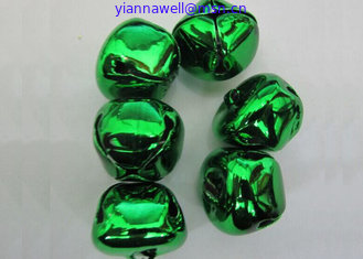 China green color cross jingle bells christmas jingle bell ornament supplier