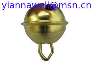 Festival or toy hang golden or silver colorfull jingle bell decoration supplier
