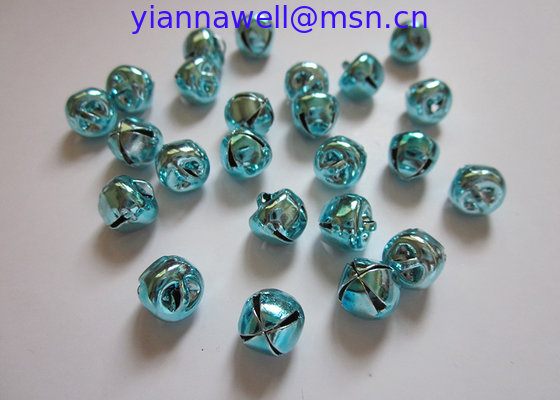 sapphire color  small cross jingle bell for holiday or toy decoration in different color supplier
