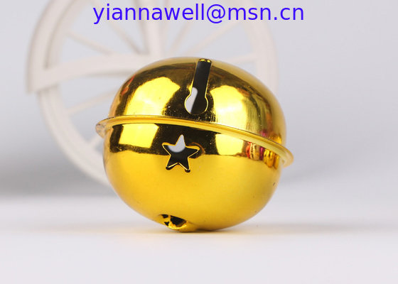 sapphire color star jingle bells  for holiday decoration supplier or DIY from China factory supplier
