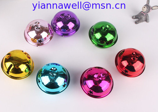 sapphire color star jingle bells  for holiday decoration supplier or DIY from China factory supplier