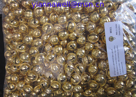 hang gloden jingle bells for toy or gift box decoration supplier supplier