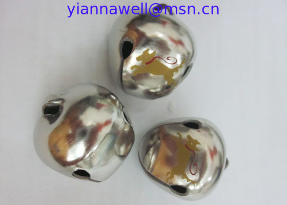 supply hard iron metal silver cross jingle bells for dog pet or toy of decoration jingle bell supplier
