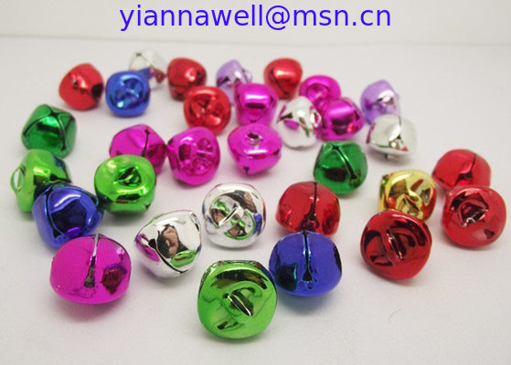 colorful light blue/green/Red/silver/ silver small metal jingle bells supplier from China supplier