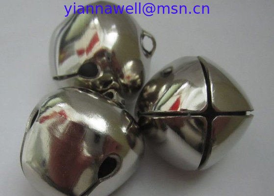 Holiday decorations silver cross jingle bell Holiday decorations silver cross jingle bells supplier