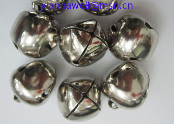 Holiday decorations silver cross jingle bell Holiday decorations silver cross jingle bells supplier