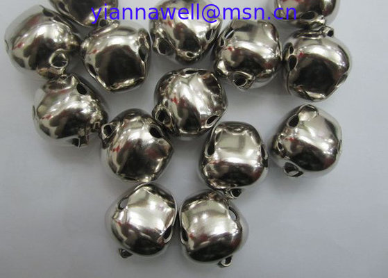 Holiday decorations silver cross jingle bell Holiday decorations silver cross jingle bells supplier