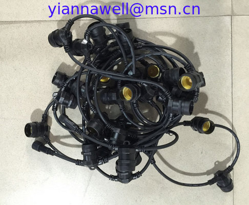 Waterproof  IP44 in E14 holiday cable Belt Light 20 meter length supplier