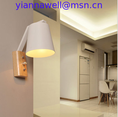 Nordic wood wall lamp The head of a bed wall lamps supplier