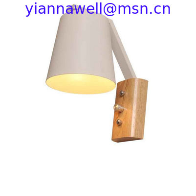 Nordic wood wall lamp The head of a bed wall lamps supplier
