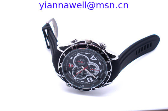 wifi men's silica gel Smartwatch sport Smart Watch Android iOS in black color supplier
