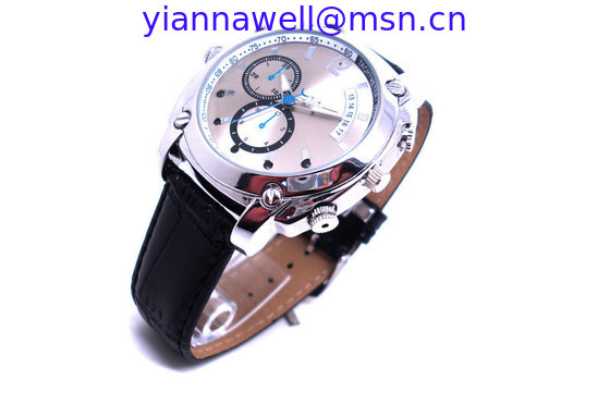 leather watchband smart watch bluetooth black silver color supplier