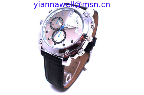 leather watchband smart watch bluetooth black silver color supplier