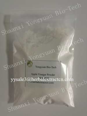 Apple Cider Vinegar Powder, 5% 8%, Off-White fine powder, popular healthcare food ingredient, manufacturer, Yongyuan Bio