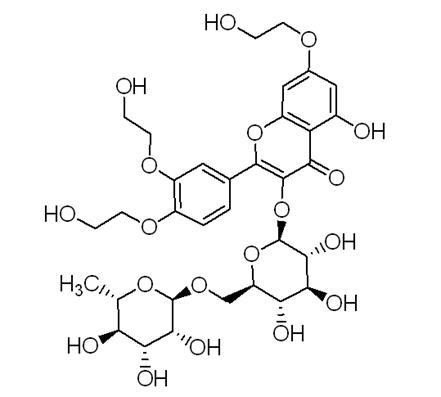 Troxerutin 98% UV EP8.0, DAP1999, CAS NO.: 7085-55-4, Lutin, Chinese manifacturer, Shaanxi Yongyuan Bio-Tech