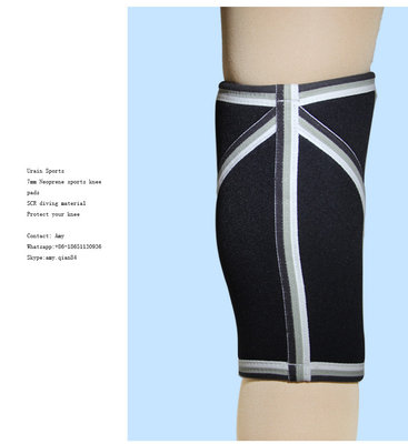 Neoprene sports knee pads SCR diving material knee pads weightlifting knee pads 7mm customizable