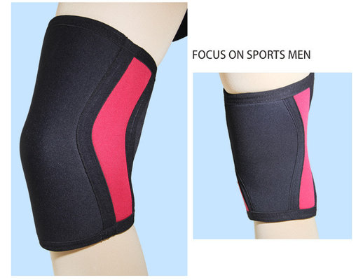 Neoprene sports knee pads SCR diving material knee pads weightlifting knee pads 7mm customizable